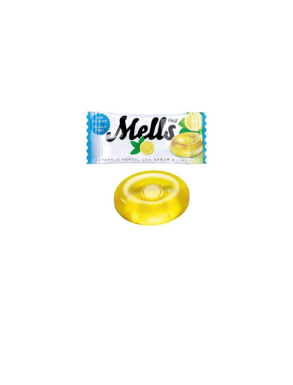 Mells limón sin azúcar bolsa 900g. Caramelo sin azúcar online
